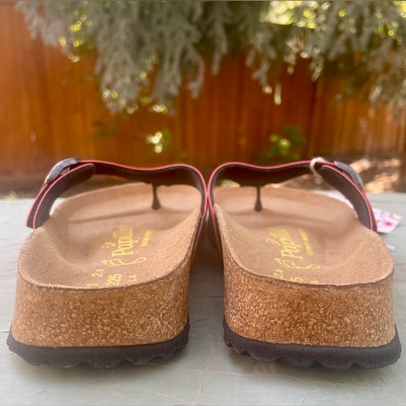 Birkenstock | Shoes | New Birkenstock Papillio Gizeh Turin Coral Orange ...